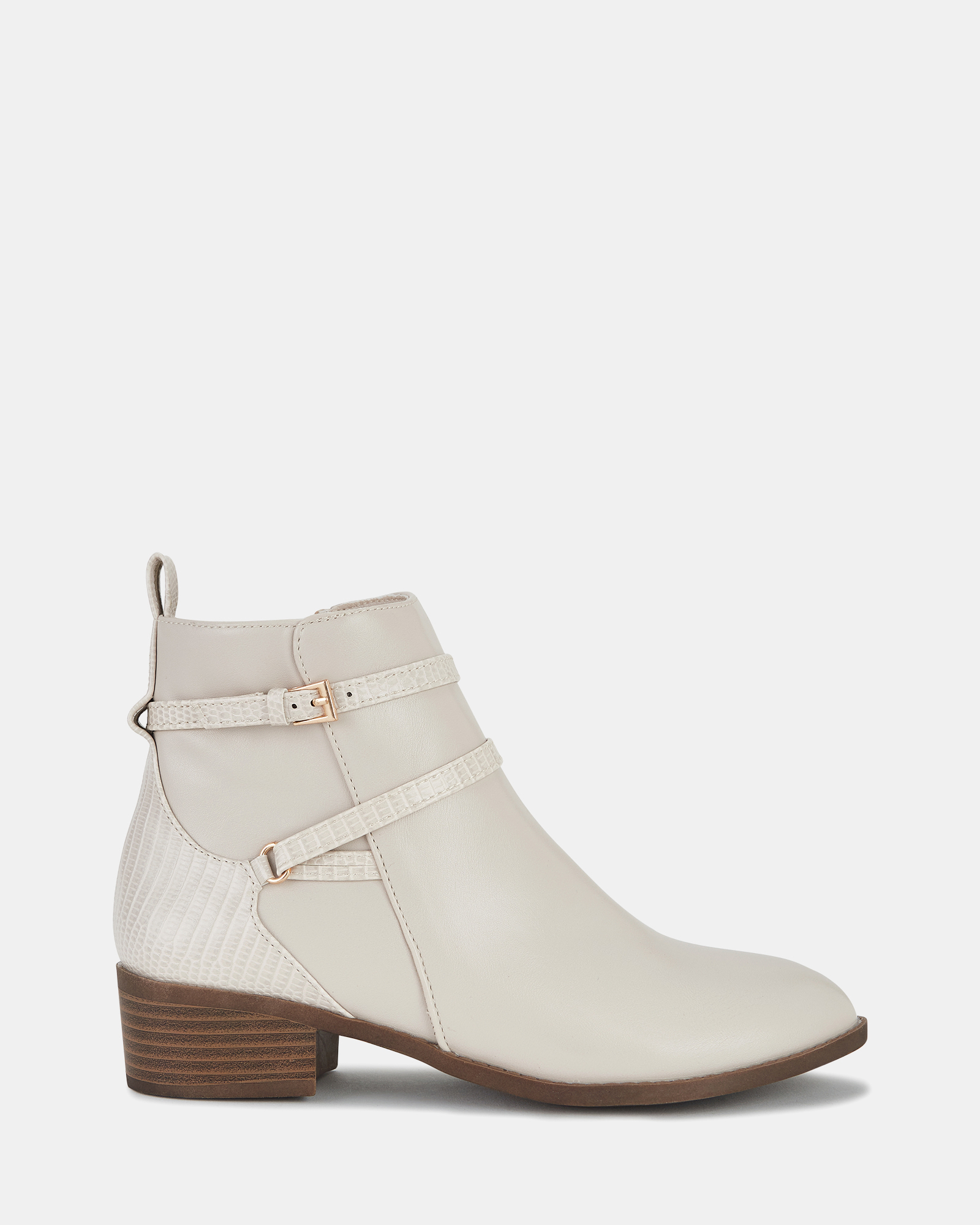 DIGBY CREAM Ankle Boots | Buy Women's BOOTS Online | Novo Shoes NZ