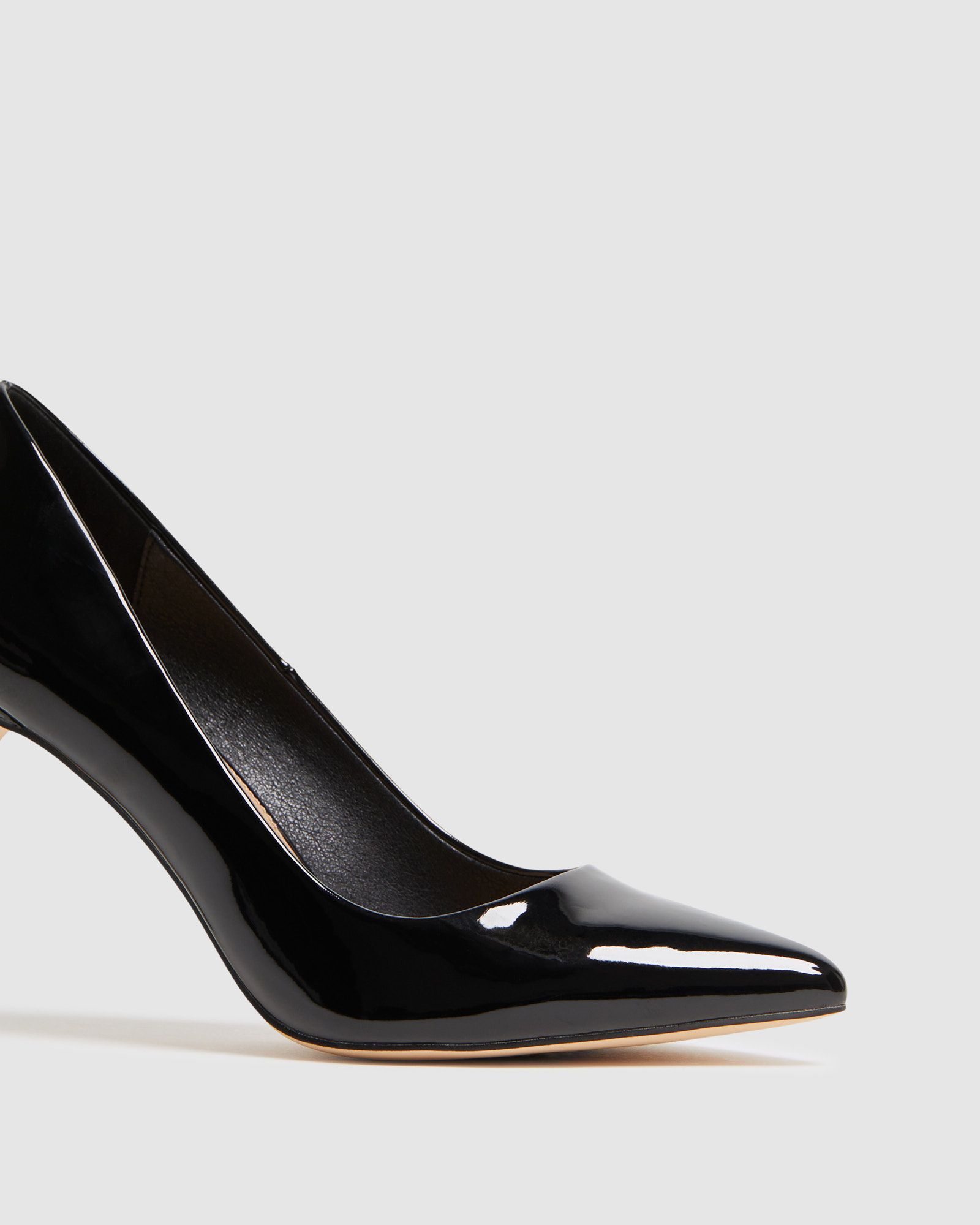 IMPOSSIBLE Black Patent Stilettos | Buy Women's HEELS Online | Novo ...