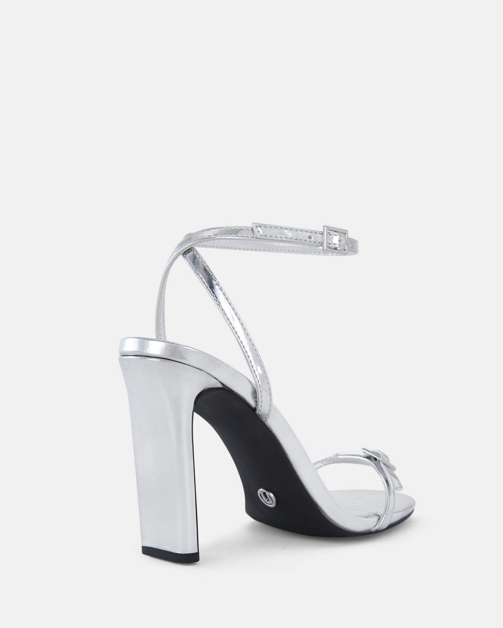 NALAR SILVER Open Toe Heels | Buy Women's HEELS Online | Novo Shoes NZ