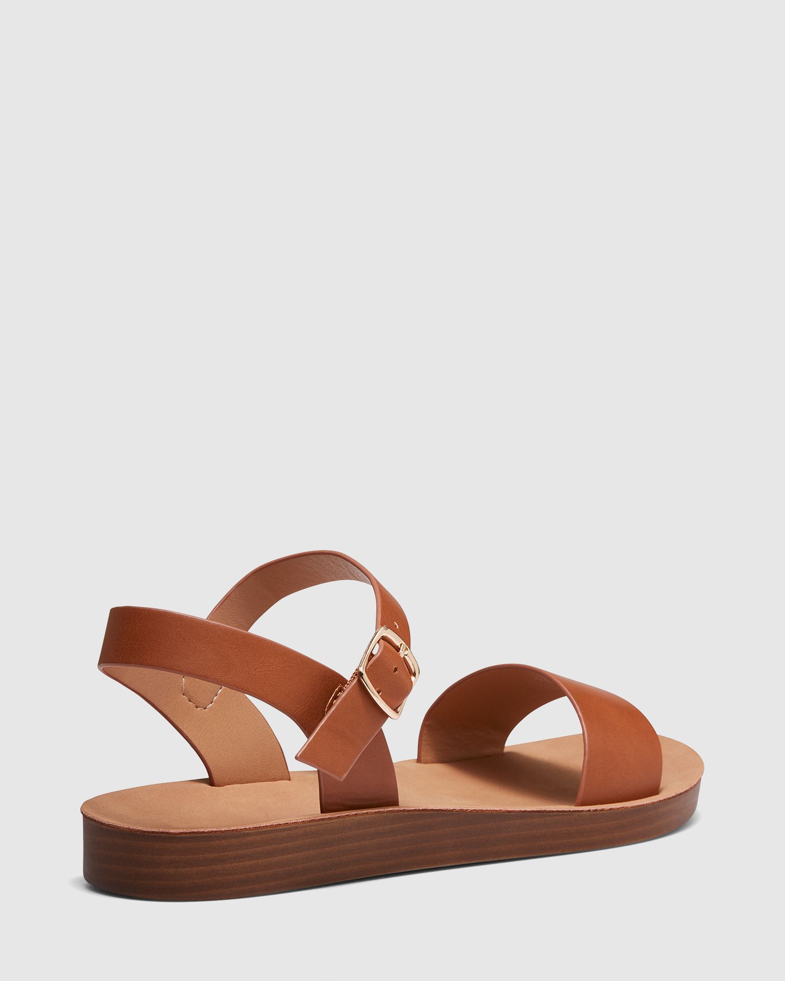 TINY TAN Flat Sandals | Buy Women's Online | Novo Shoes NZ